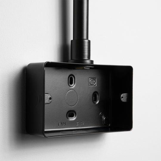 Matt Black Double Back Box – The Workshop Below