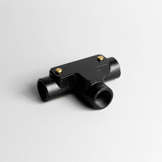 20mm Conduit Inspection Tee - Matt Black – The Workshop Below