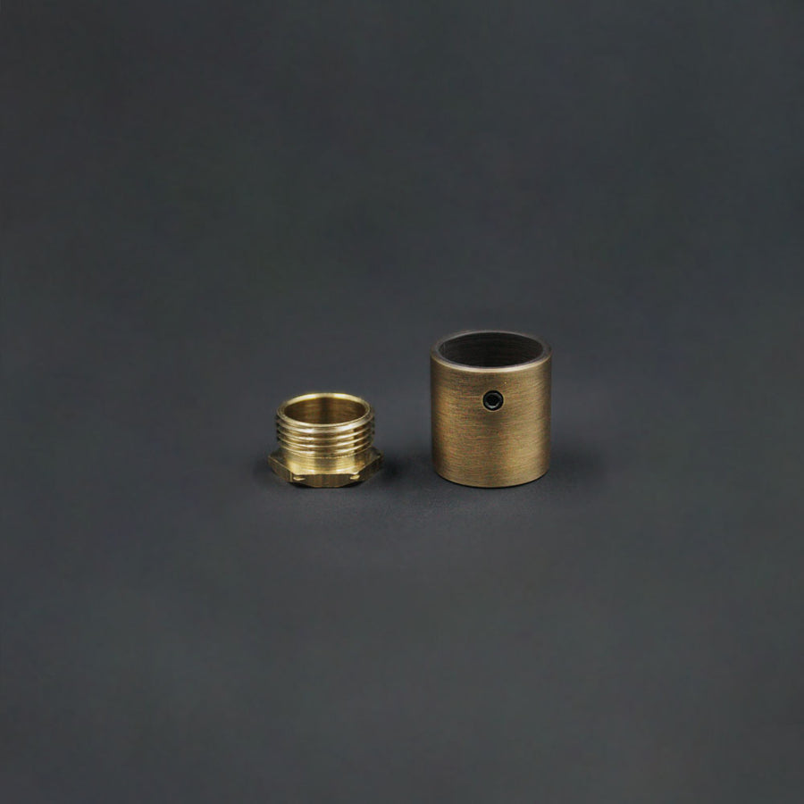 20mm Conduit Adaptor - Antique Brass – The Workshop Below